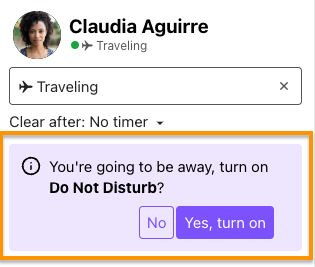 Set a Custom Status – Dialpad